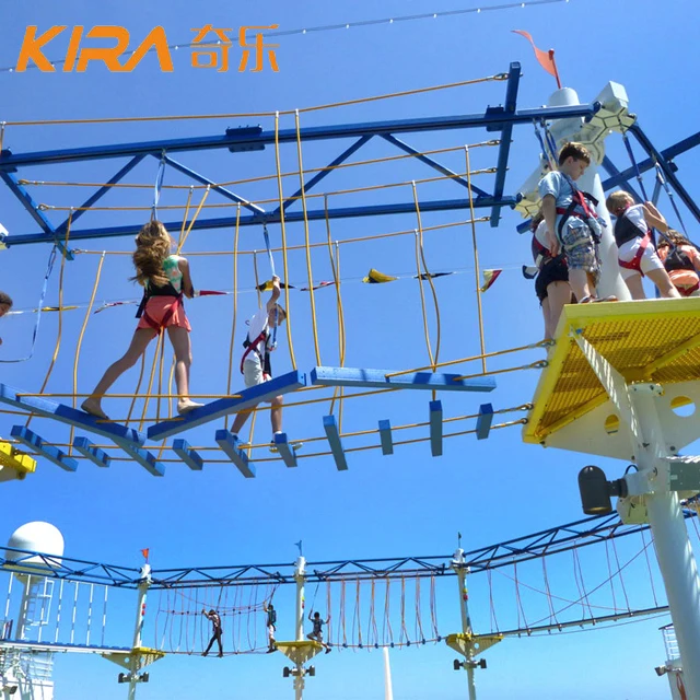 Team Building Indoor Outdoor Adventure Obstacle High Ropes Course