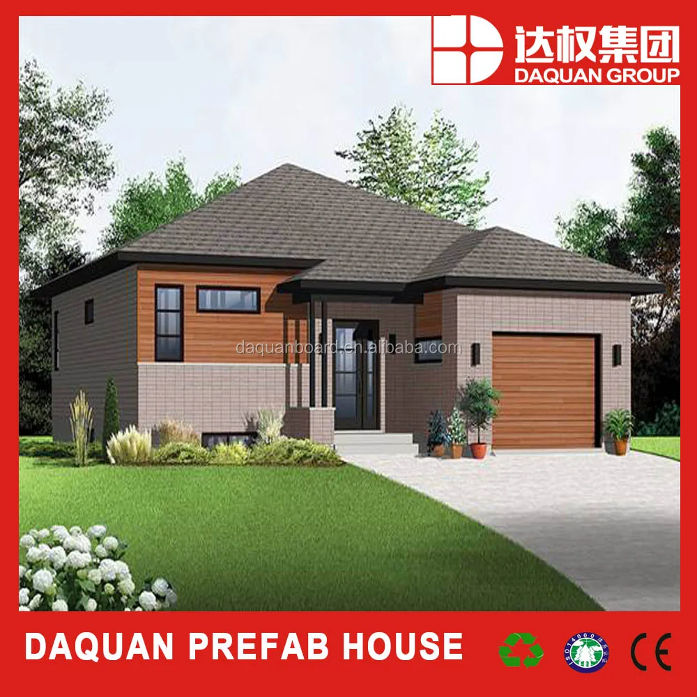 Costa Rica forest Wooden face prefab house made of foam cement| Alibaba.com