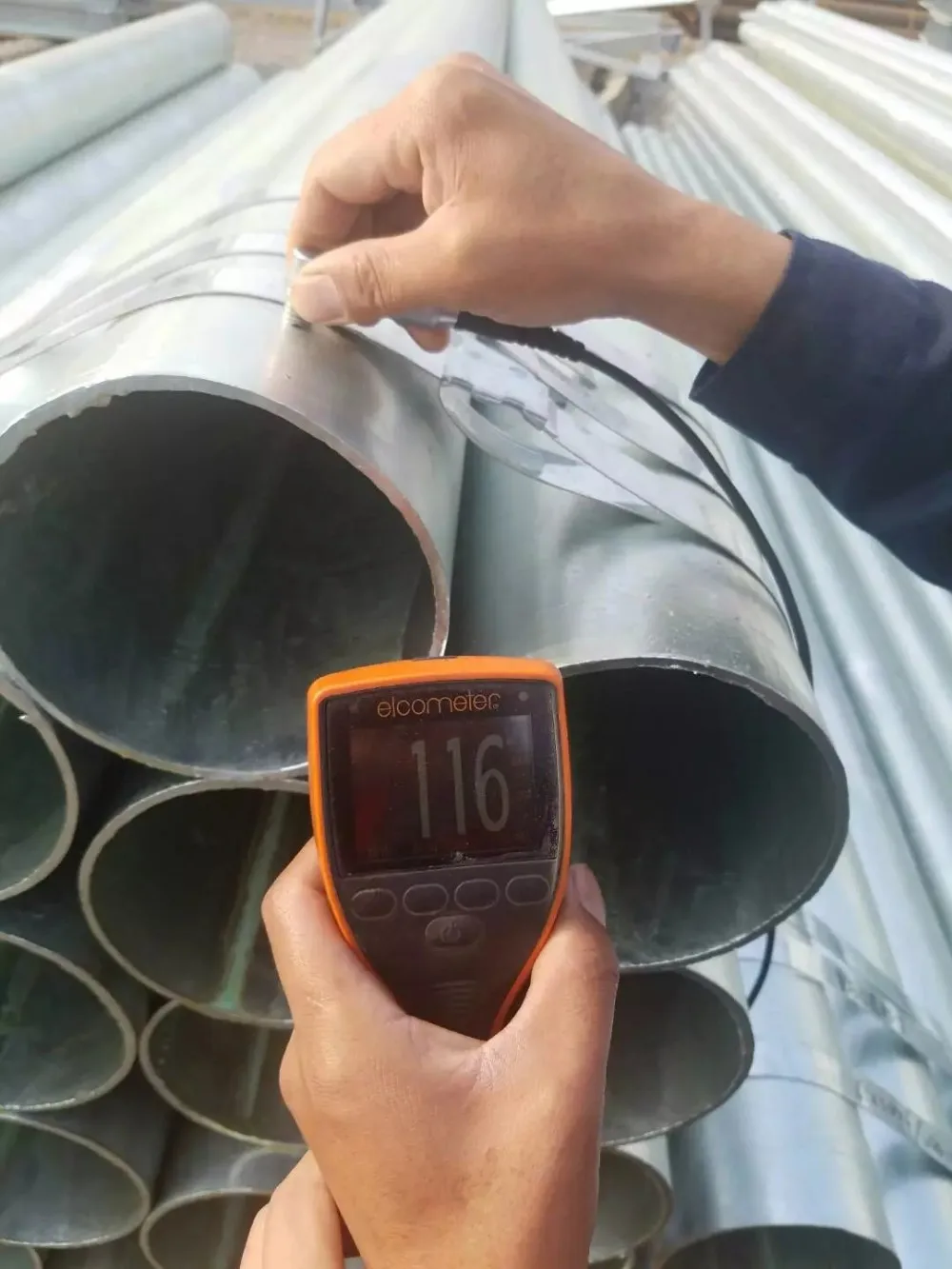 DN65 BS1387-1985 Class B GI Pre Galvanized Steel Pipe Hot Dipped ...