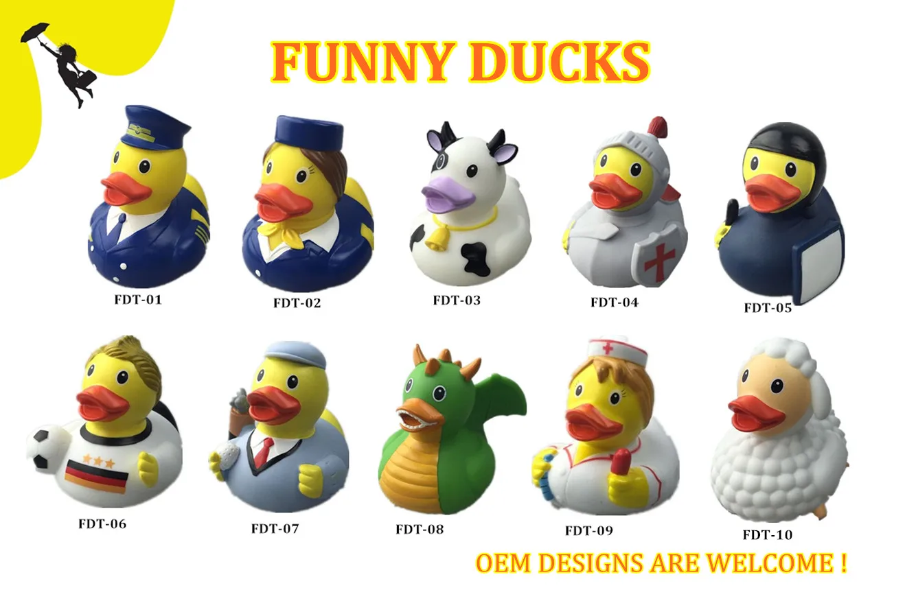 Funny Pastor Floating Rubber Duck Toys - Promotional Gifts