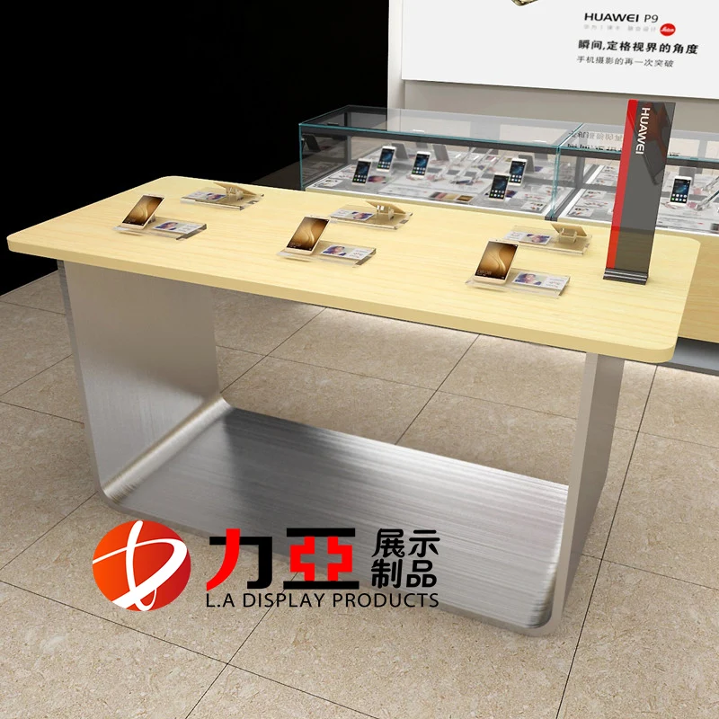 Stainless Steel Mobile Phone Display Tables - Durable & Stylish