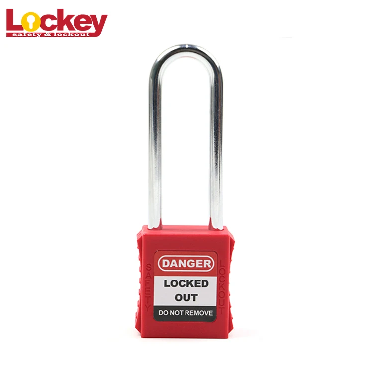 76mm Long Shackle Lockey Safety Loto Lock Lockout Tagout Padlock ...