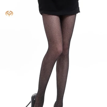 여성 Fishnet 스타킹 Open 가랑이 팬티 Mesh 실크 팬티스타킹 Shiny Nylon 스타킹 Black 에로틱 ...