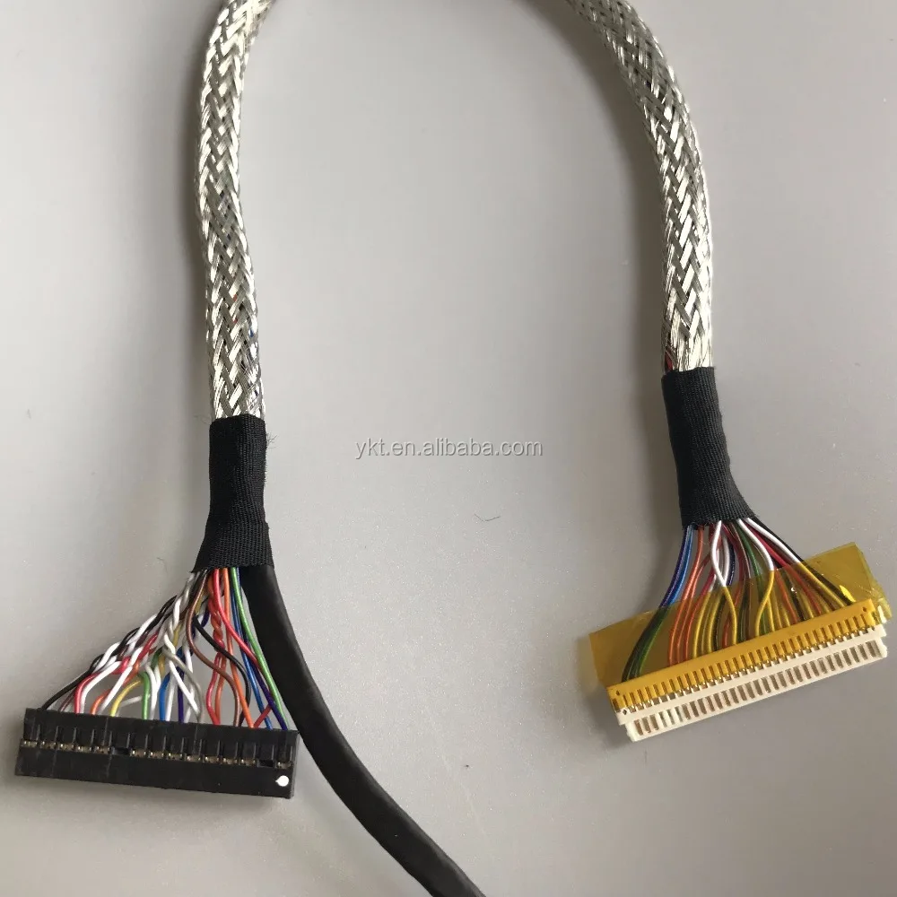 FIX30pin双8 lvds电缆17-24英寸通用LCD线带卡LVDS| Alibaba.com