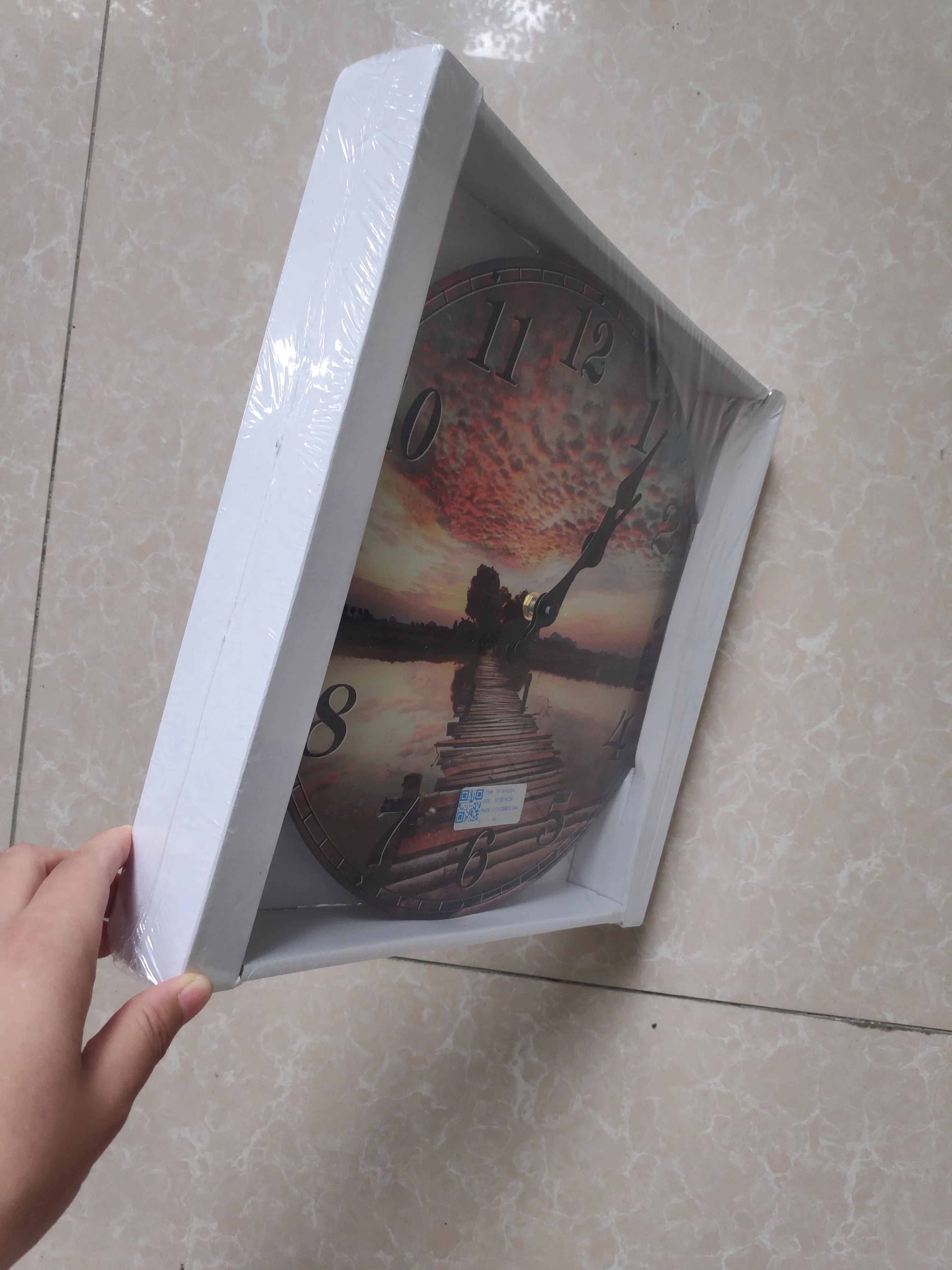 Wholesale Vintage Wood Round Wall Clock Mdf Board Customized Size For ...