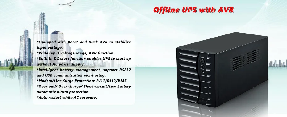 110v/220v Line Interactive Ups 600w Sine Wave Ups Power Supply Bivolt Offline Ups 1000va For ...