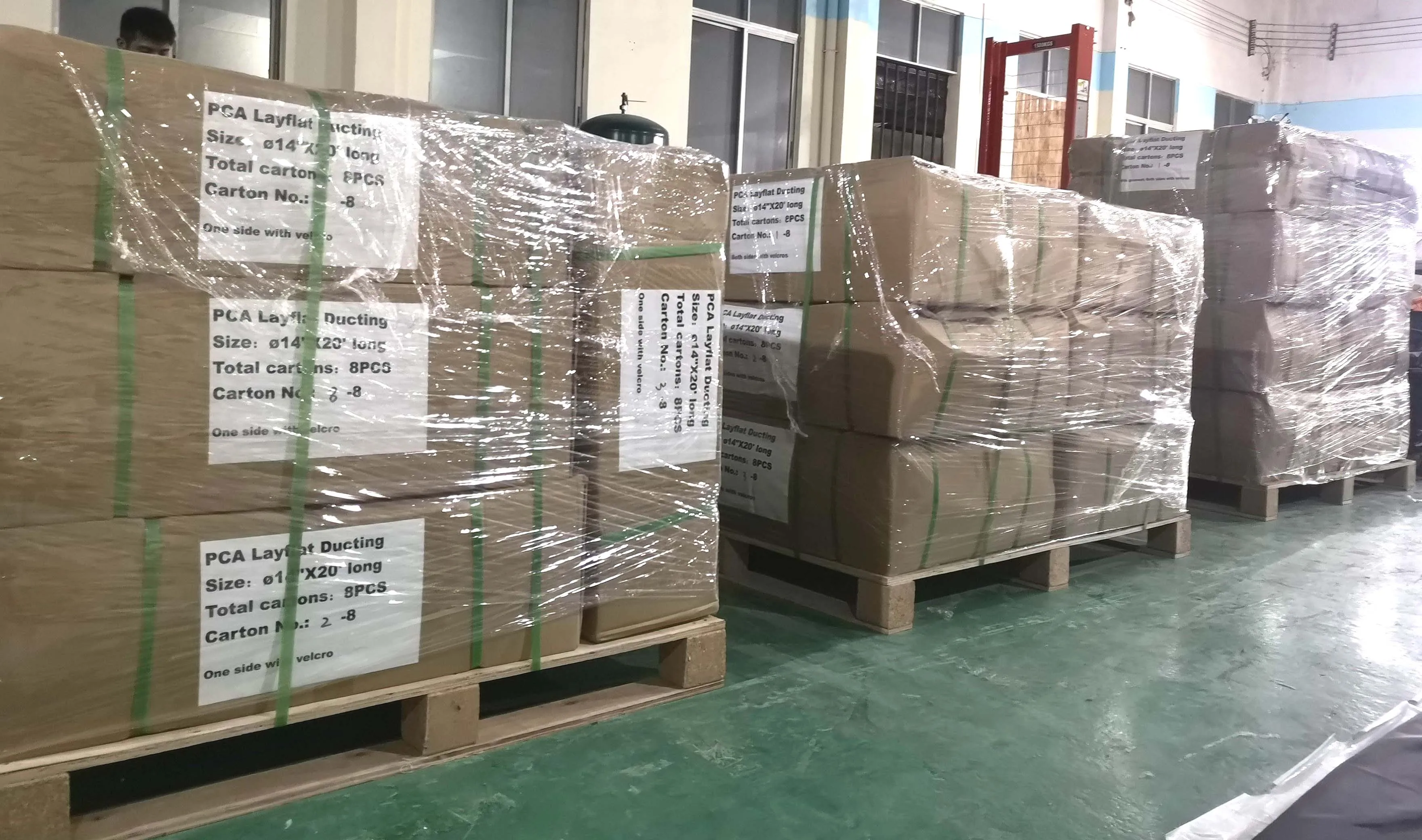 Pvc Inflaming Retarding Pca Duct Aircraft Ground Air Conditioning Duct ...