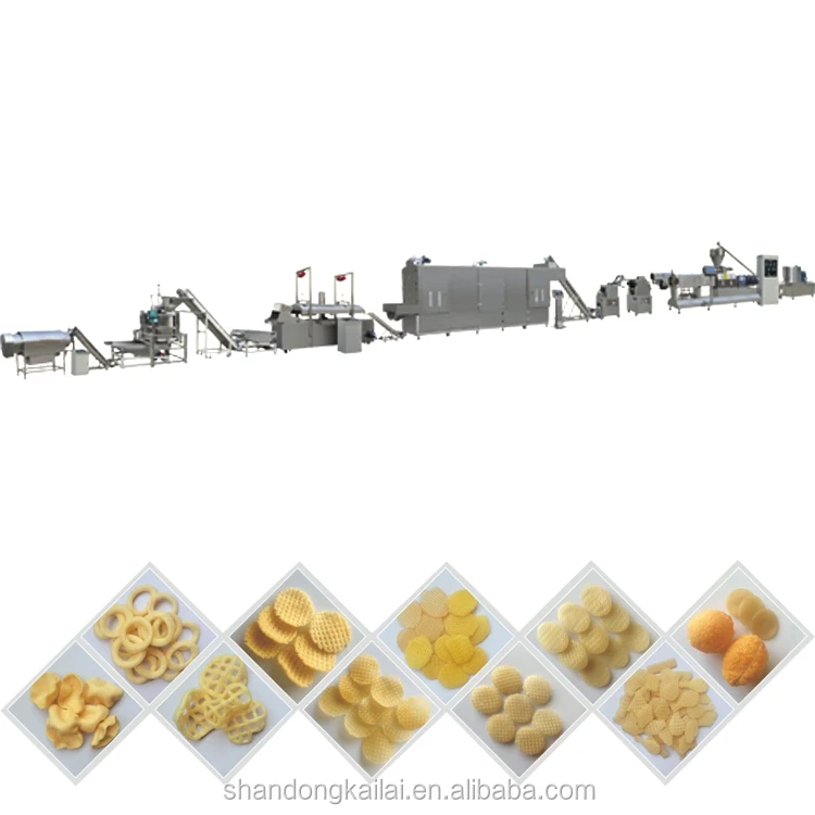 Fried Crispy 3d Snack Pellet Plantain Chip Processing Machinery Line ...