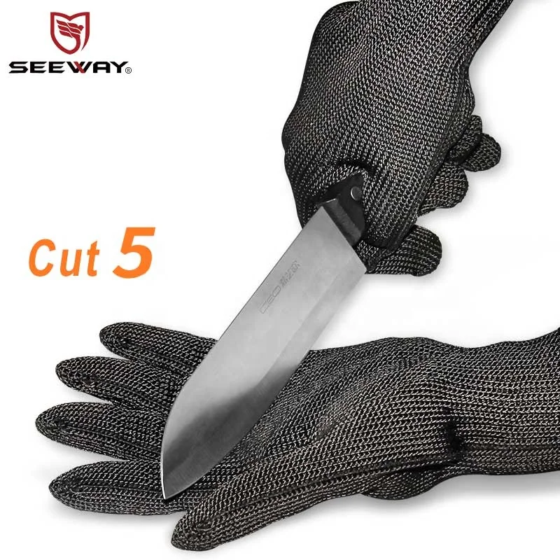 Seeway 10 Gauge Hppe And Stainless Steel Seamless Knitted Cut Resistant ...