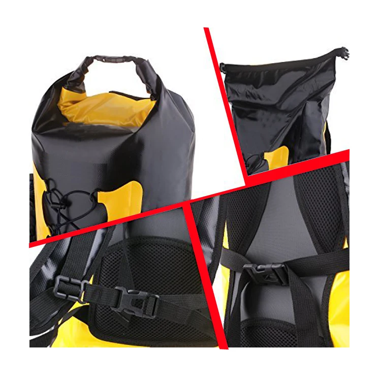 30l Backpack For Outdoor Water Sports Kayaking Camping Pvc Waterproof ...