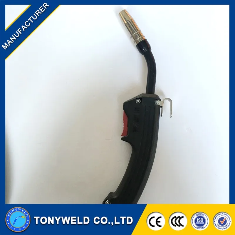 Professional Air-Cooled MIG Welding Torch Binzel 14AK 3m with Gas Valve ...