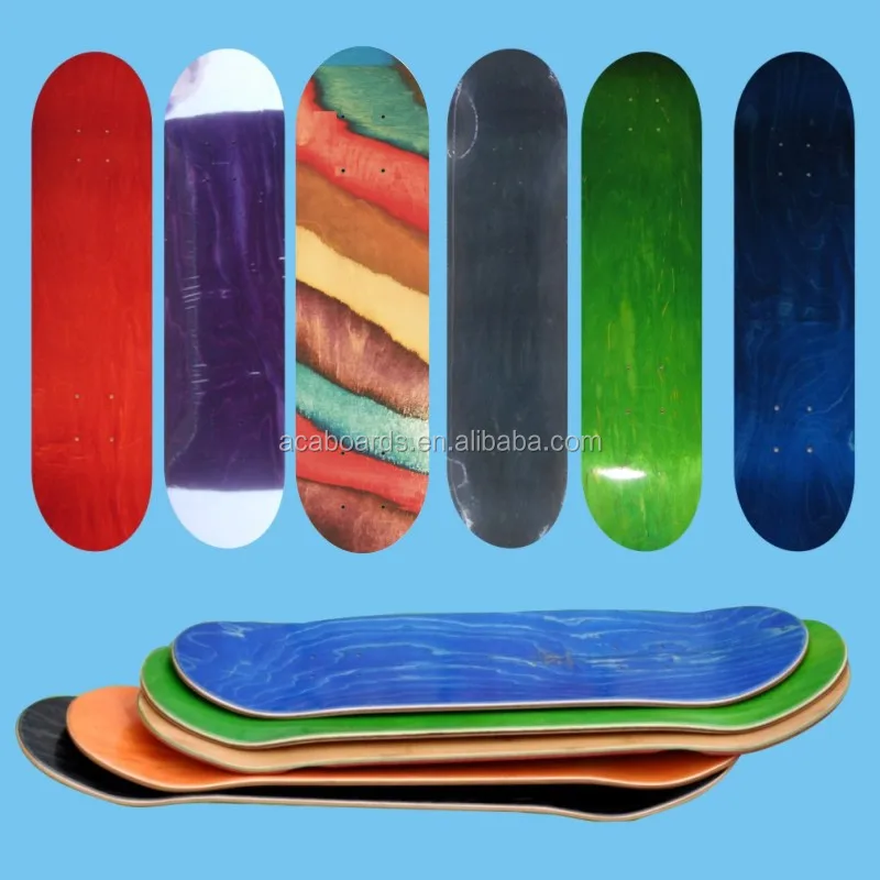 High Quality 7 Layers Hard Rock Canadian Maple Skateboard Deck