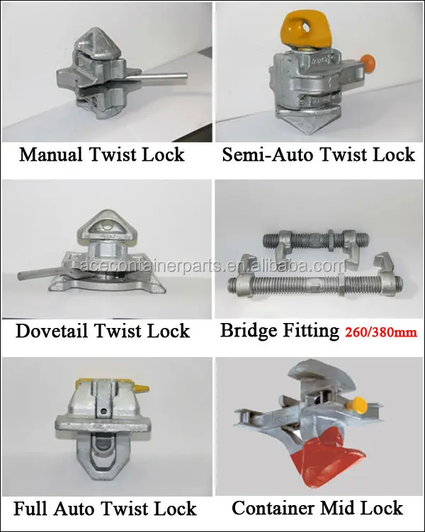 Stackable Twistlock Marine Container Locks - DNV GL Certified, Hot Dip ...
