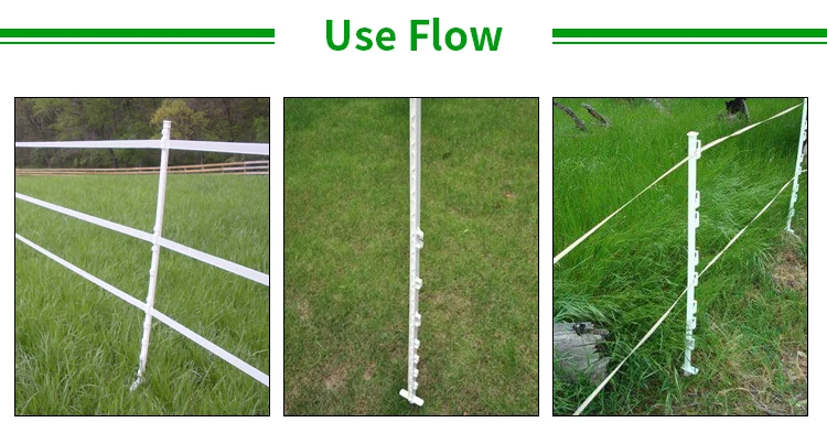 110CM Blue Color PP Plastic Electric Fence Step in Post Pole for Cattle ...