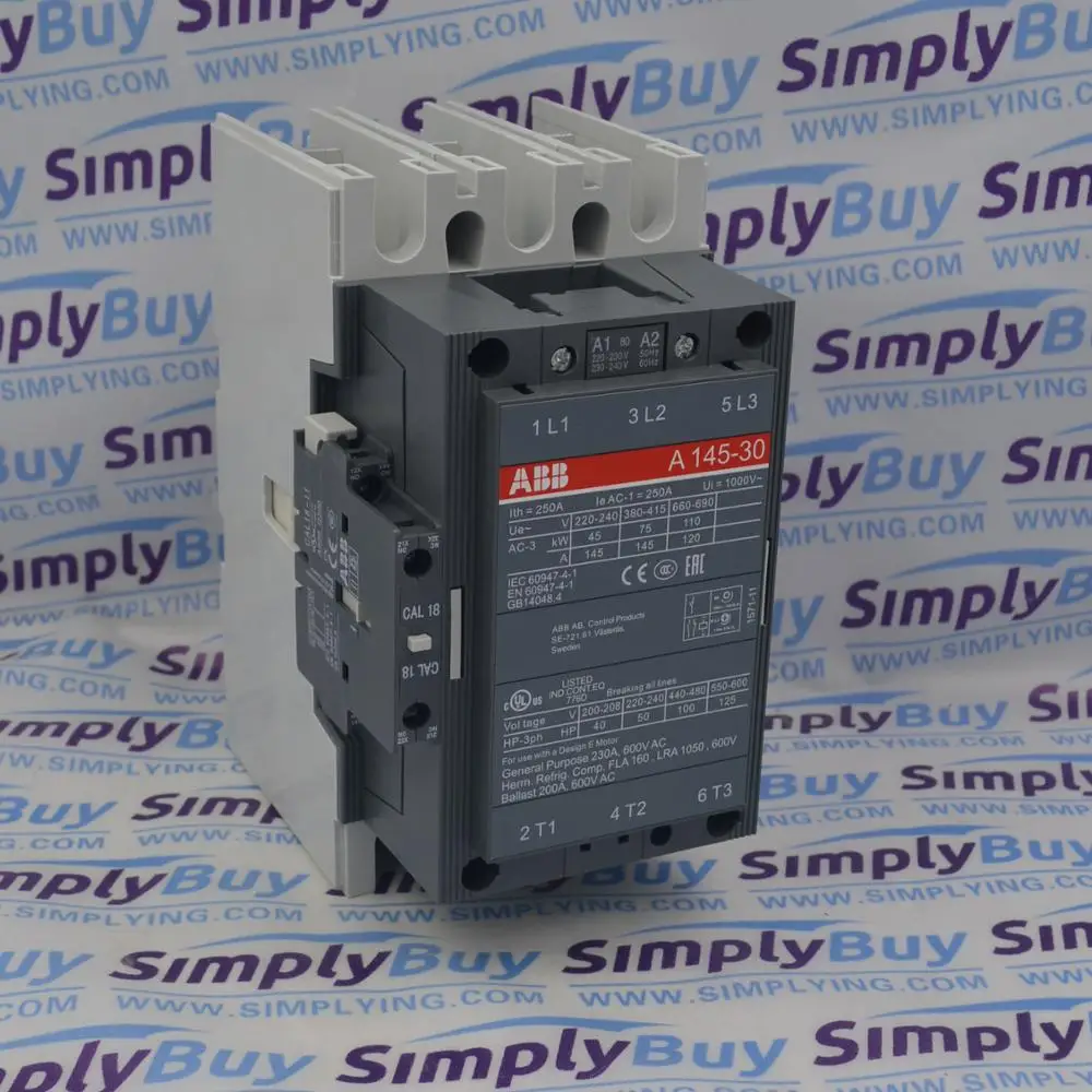 Asez A Line Series 3p 145a Electrical Ac Contactor A145-30-11-84 ...