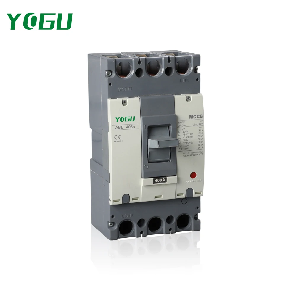 3p 4p Abn403c Abn404c Abs403c Abs404c 400af 250a 300a 350a 400a Molded Case Circuit Breaker Mccb ...