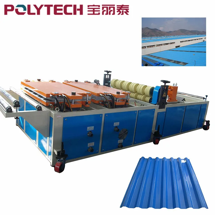 Multilayer Pvc Asa Plastic Glazed Wave / Corrugated Roof Tile / Roofing ...