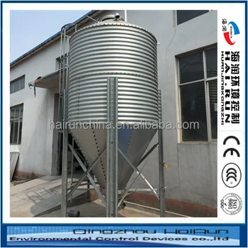 15 Ton Capacity Galvanized Hopper Silo - Buy Galvanized Hopper Silo ...