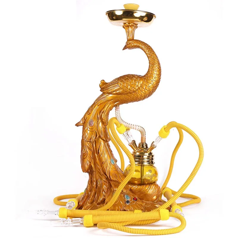Durable Peacock Shisha Animal Hookah - Big Narguile Furniture