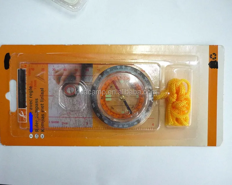 Acrylic Baseplate Map Surveying Scale Ruler Compasses Wild Hiking Map ...