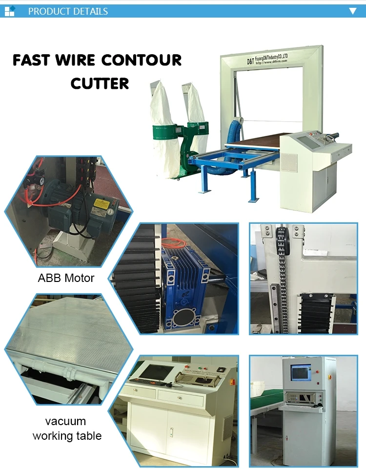 Automatic Advanced Fast Wire CNC Contour Cutting Machine for Shape ...