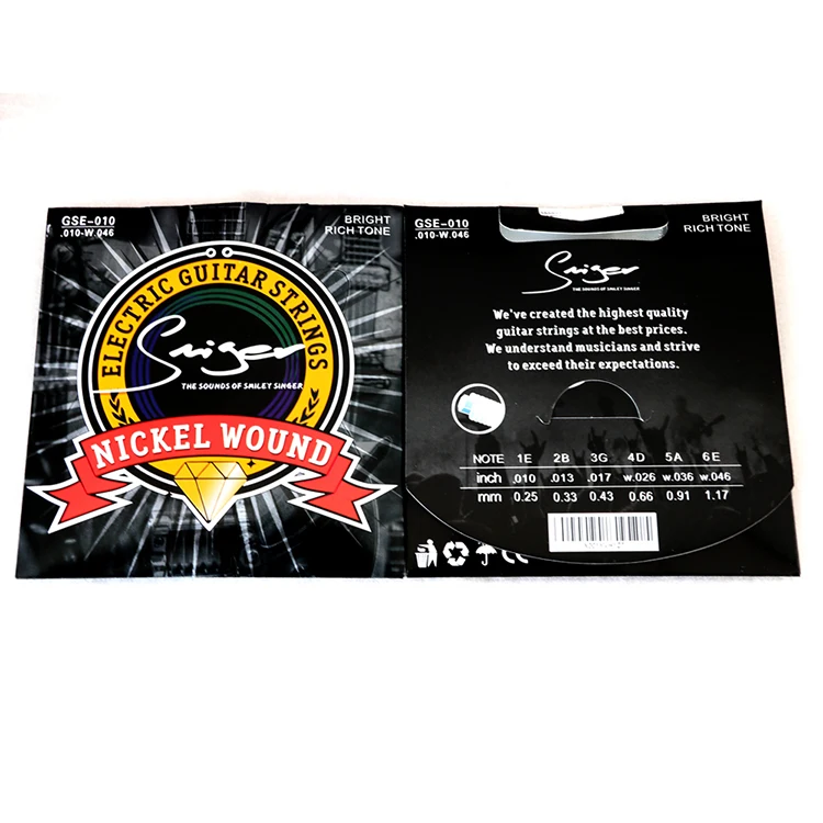 Gse Oem Logo Packaging Different Gauge 009 010 Electric Guitar Strings ...