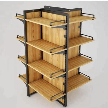 Miniso Mini Market Shelf For Snack Store Wooden Display Shelves ...