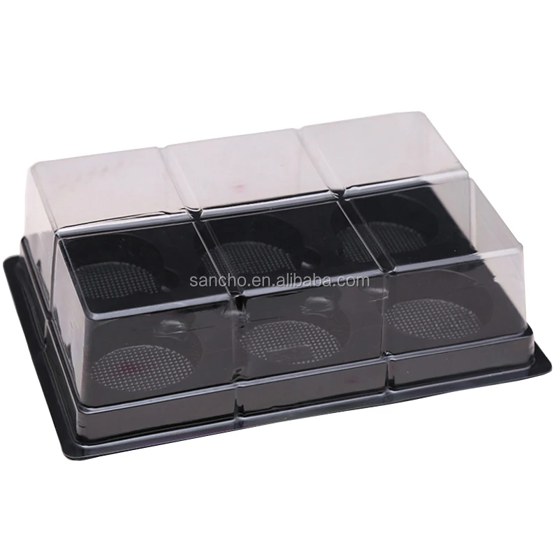 Wholesale Plastic Mochi Food Packaging Box With Bottom And Lid - Buy ...