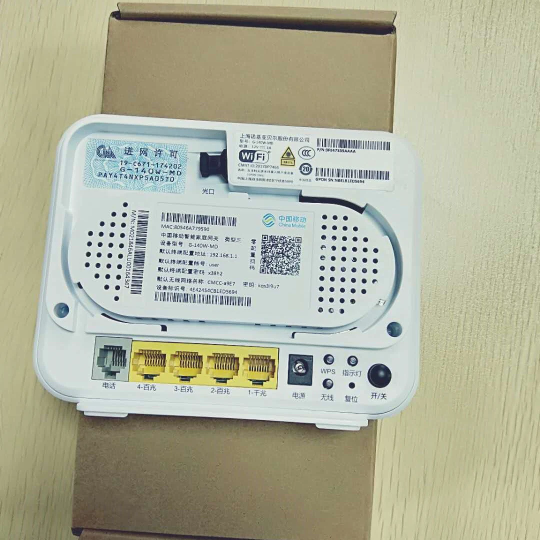 Gpon Onu G-140w-md,Ftth Ont Wifi Modem,4 Lan Port 1ge+3fe Onu Router - Buy G-140w-md,Onu Router ...