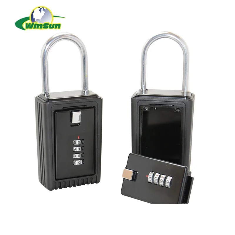 High Security Zinc Alloy Digital Key Lock Box Lock Box Realtor 4 ...