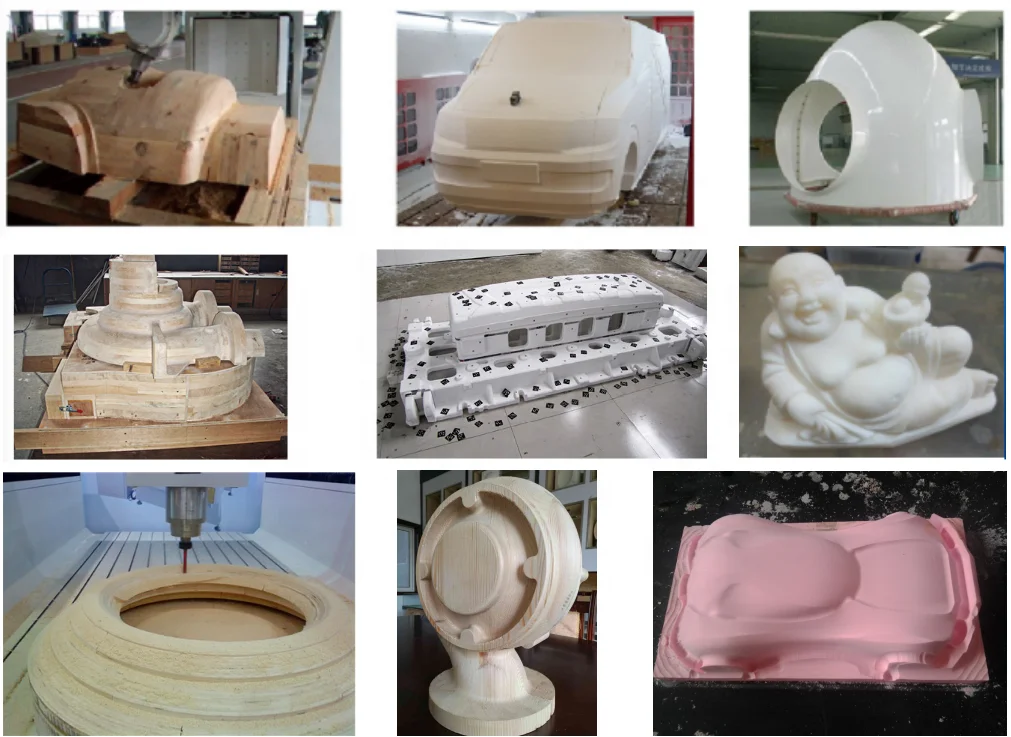 Large 5 Axis CNC Machine for Foam and Fiberglass Boat Building - High ...