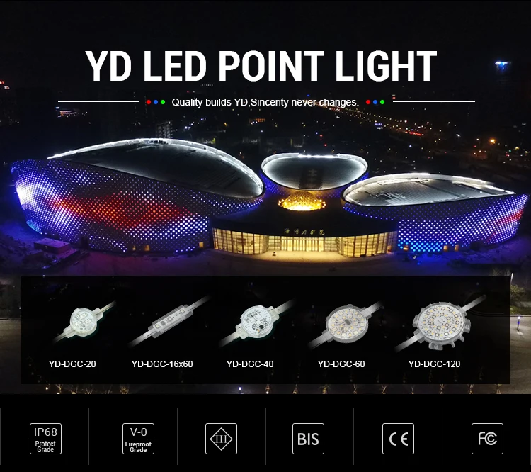 Color Changeable Addressable Led Cluster Lamp For High Steel Cable ...