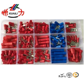240pcs Assorted Insulated Terminal Assortment Kit Electrical Terminator ...