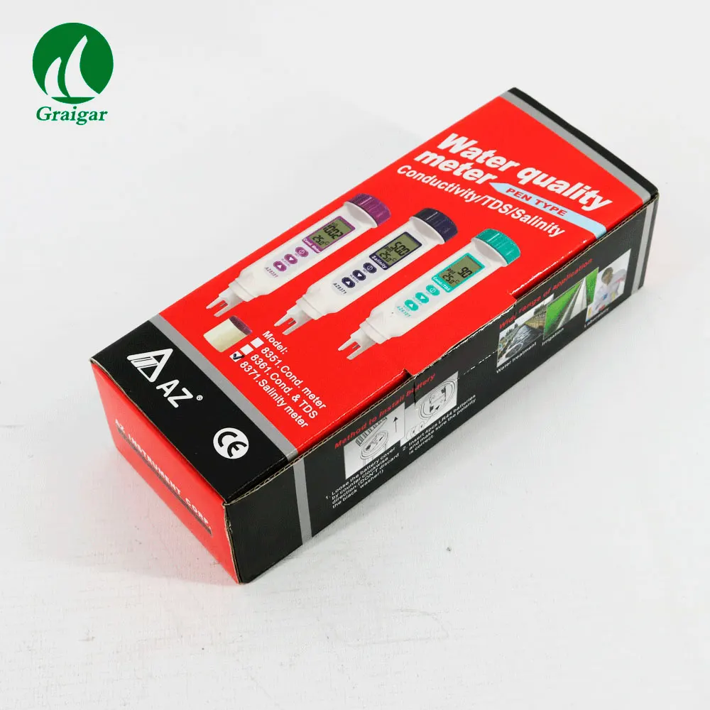 Az8371 Pen Type Display Salinometer/electronic Salinometer Measurable ...