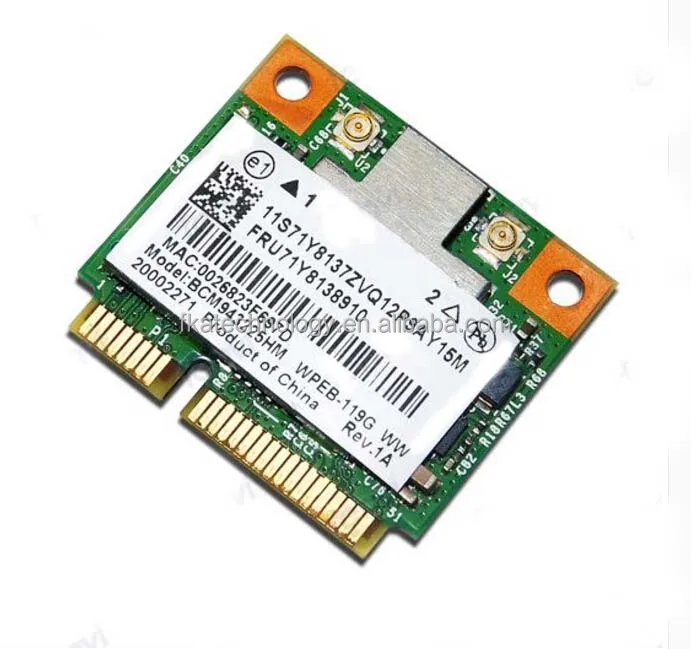 Bcm943225hm 802.11 B/g/n Mini Pci-e Half Wireless Graphic Card - Buy ...