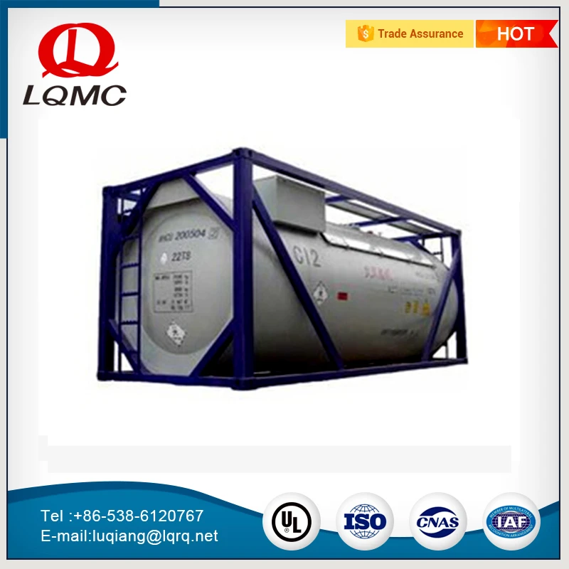 Stainless Steel 20ft 25000liter Fuel Iso Tank Container Diesel - Buy ...