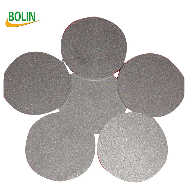 0.5 2 5 10 Micron Pore Size Sintered Metal 316l Stainless Steel Filter ...