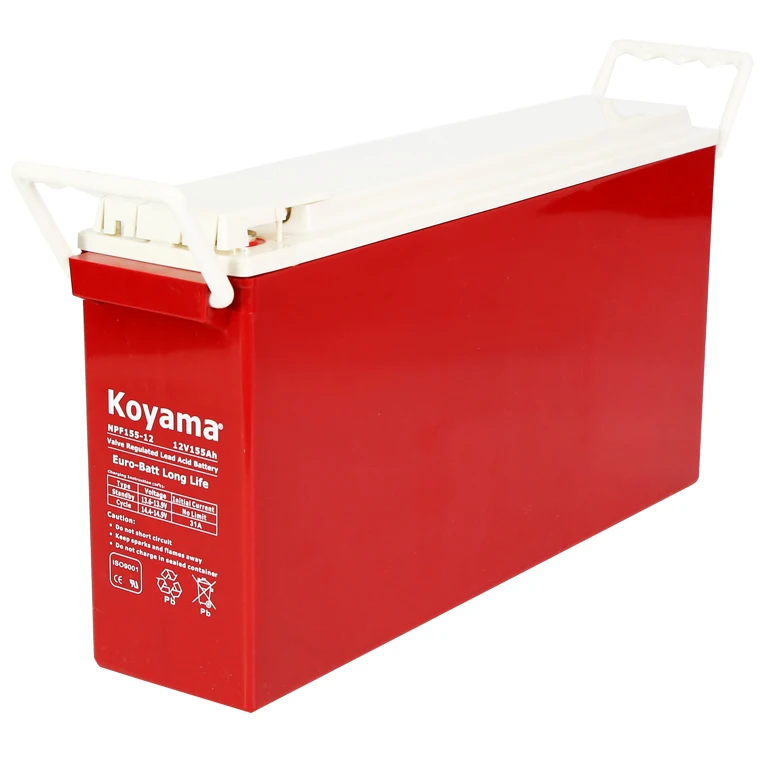 Front Terminal Agm Battery 12v Lead Acid Battery 155ah Front Terminal ...