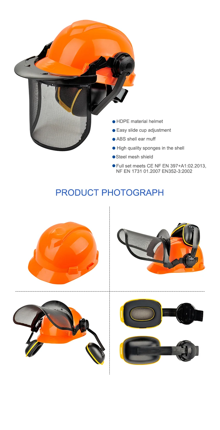 Guardrite Brand Forestry Helmet Set - Safety & Protection