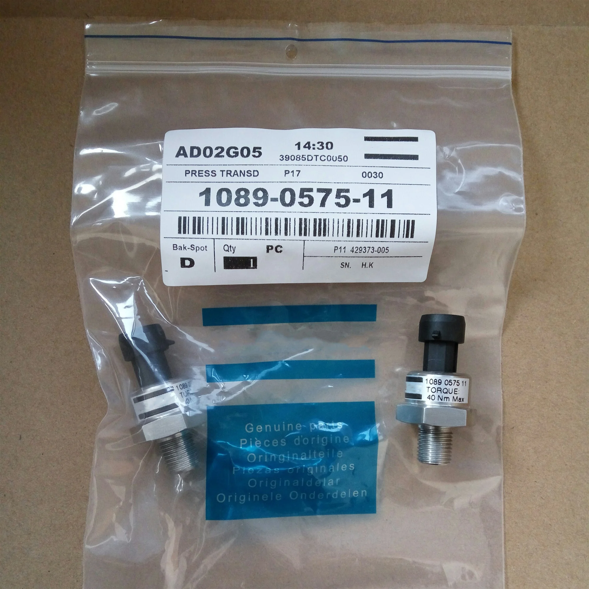 1089057511 Atlas Copco PRESSURE SENSOR
