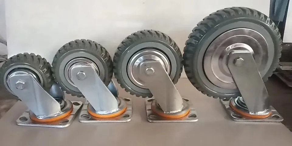 8 Inch Fixed Heavy Rubber Casters Workbench Casters| Alibaba.com