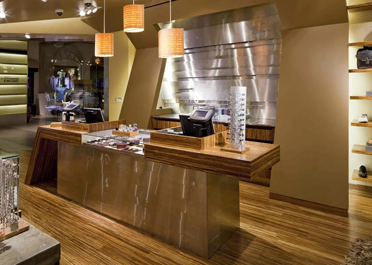 Modern Stylish Clothes Retail Shop Interior Decoration Customized ...