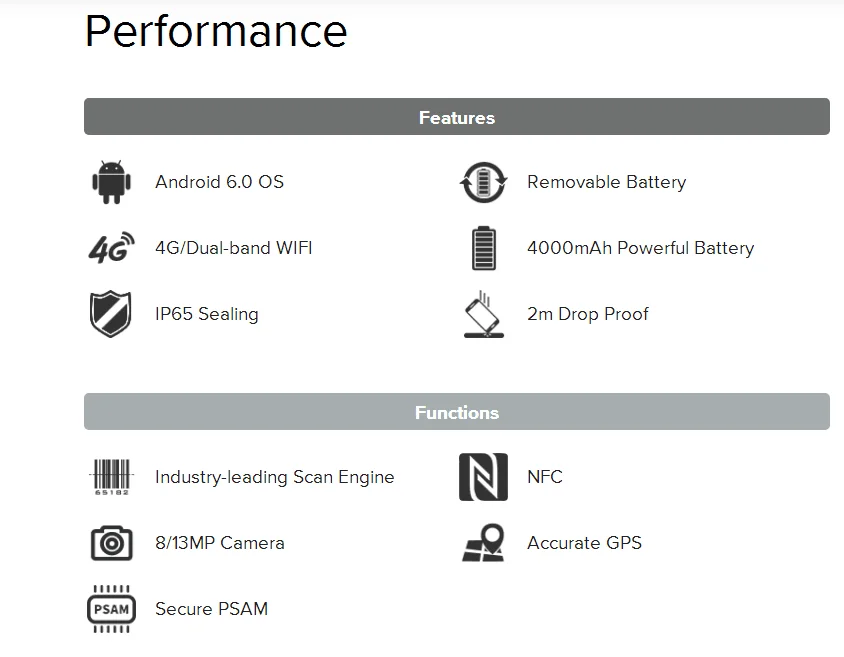 Chainway C6000 Android13 Zebra SE4710 Barcode Scanner Mobile Computer ...