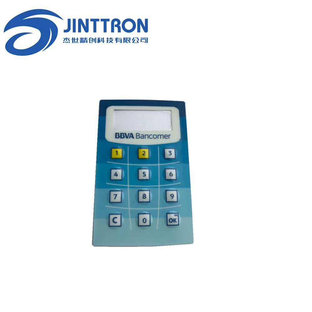 12 Button Matrix Keypad - 4x3 Overlay for Password Security