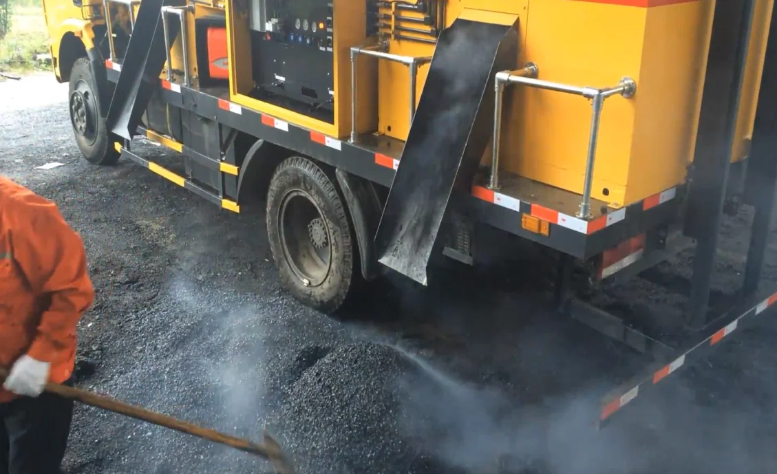 Asphalt Recycling Machi Regeneration Machine for Road Repair Pothole ...