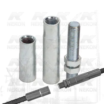 Mechanical Steel Swaged Rebar Position Coupler - Buy Rebar Coupler ...