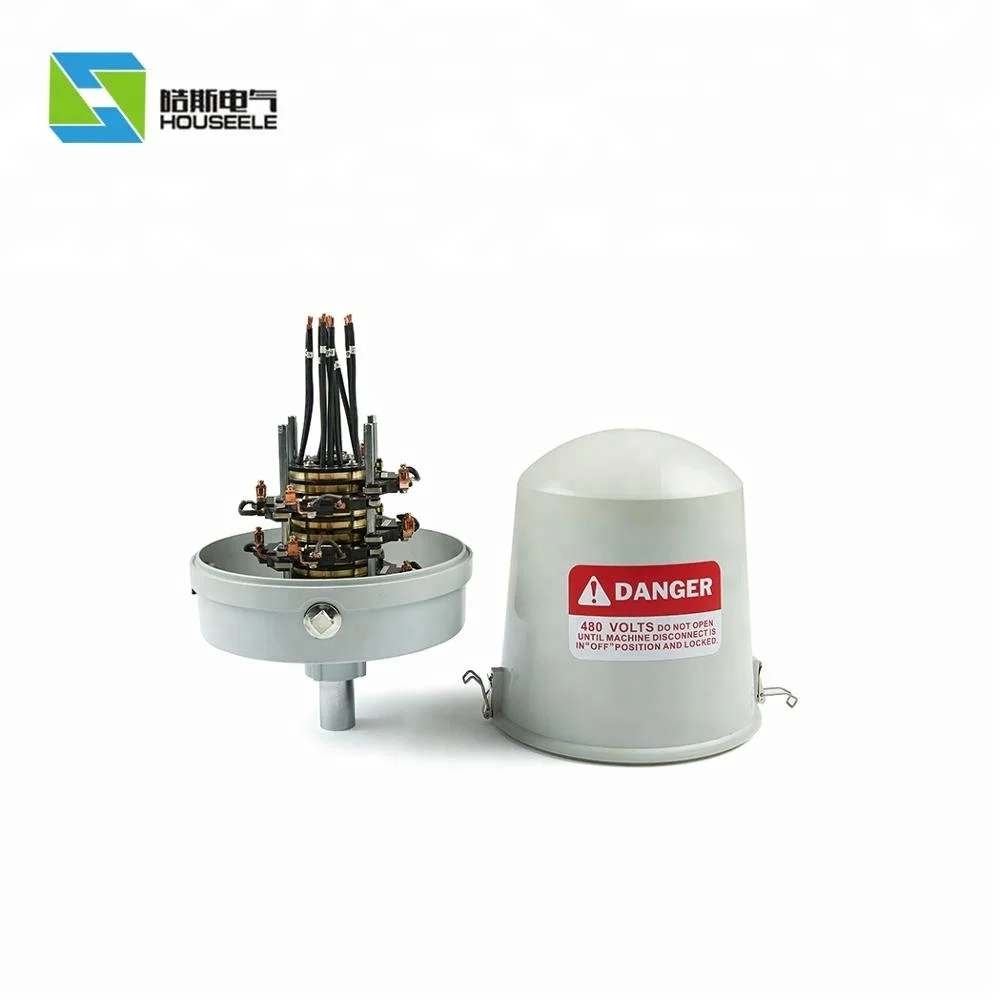 Current Collector Wire Slip Ring Bus Rings Brush For Sprinkling Machines