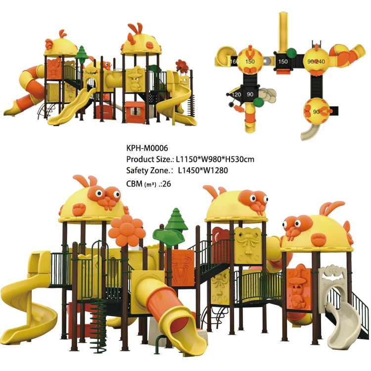 Outdoor Preschool Amusement Equipment Kids Playground Game Center ...