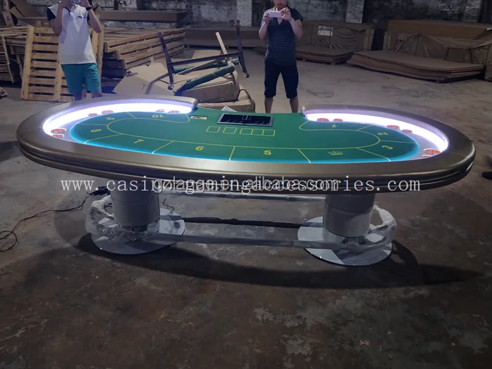 New Design RFID Poker Table - Custom Occasion Table De Poker