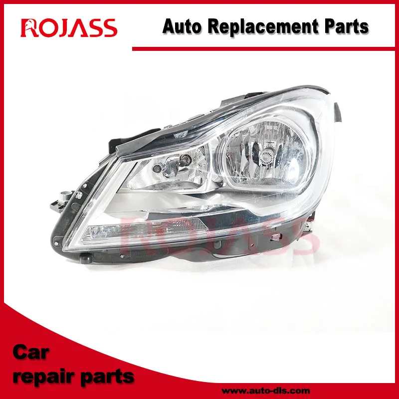 Auto Body Parts Halogen Head Lamp for Mercedes benz W204 Left Side Head ...